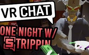 【YouTube】VRChat-与Strippin相处一晚的有趣瞬间