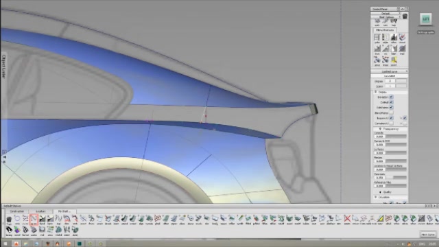IND4汽车人:BMWz4couple跑车alias建模教学(十三)