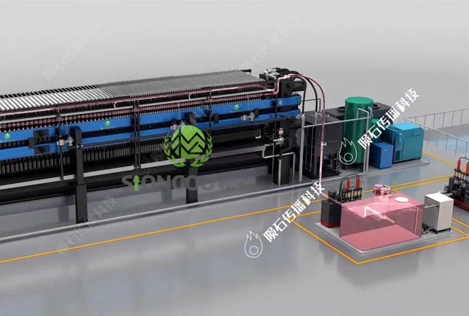 广州压滤机三维动画专业制作