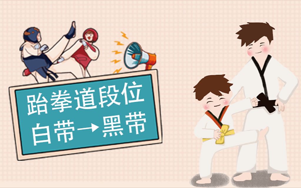 跆拳道的级别如何划分