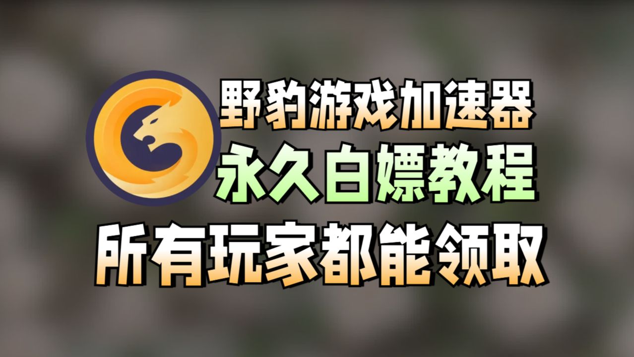 野豹游戏加速器最新永久白嫖教程,进来就能领取大量周卡\月卡\季卡CDK