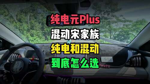 元Plus宋plus宋PRO比亚迪新能源的纯电和混动到底该怎么选?