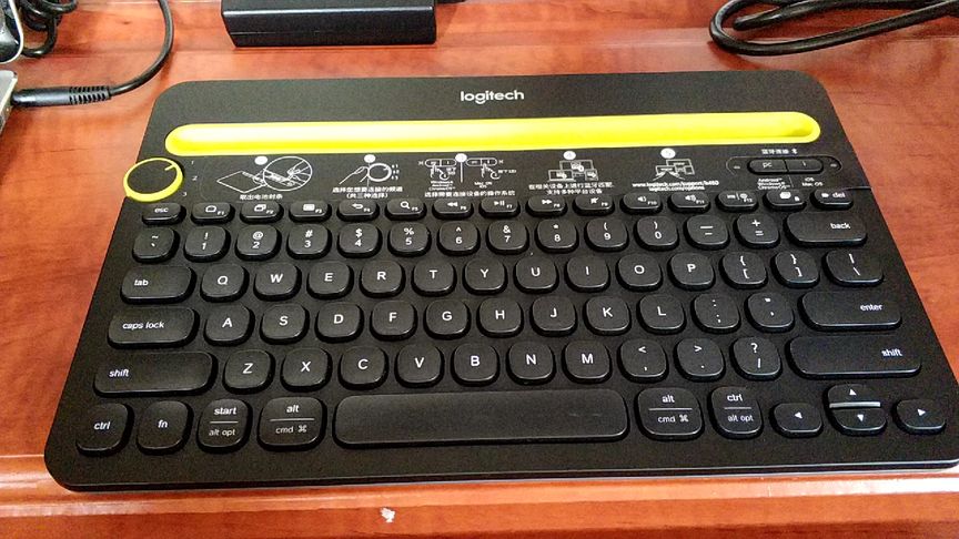 罗技K480无线蓝牙键盘,可在三个蓝牙设备切换使用