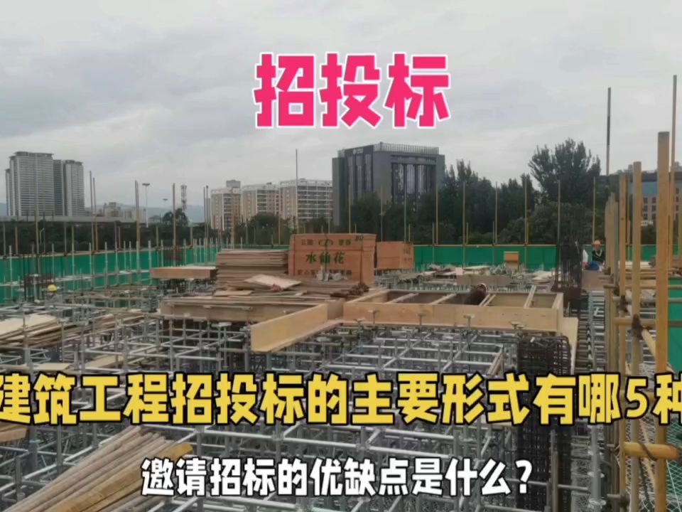 建筑工程招投标的主要形式有哪5种,邀请招标的优缺点是什么?