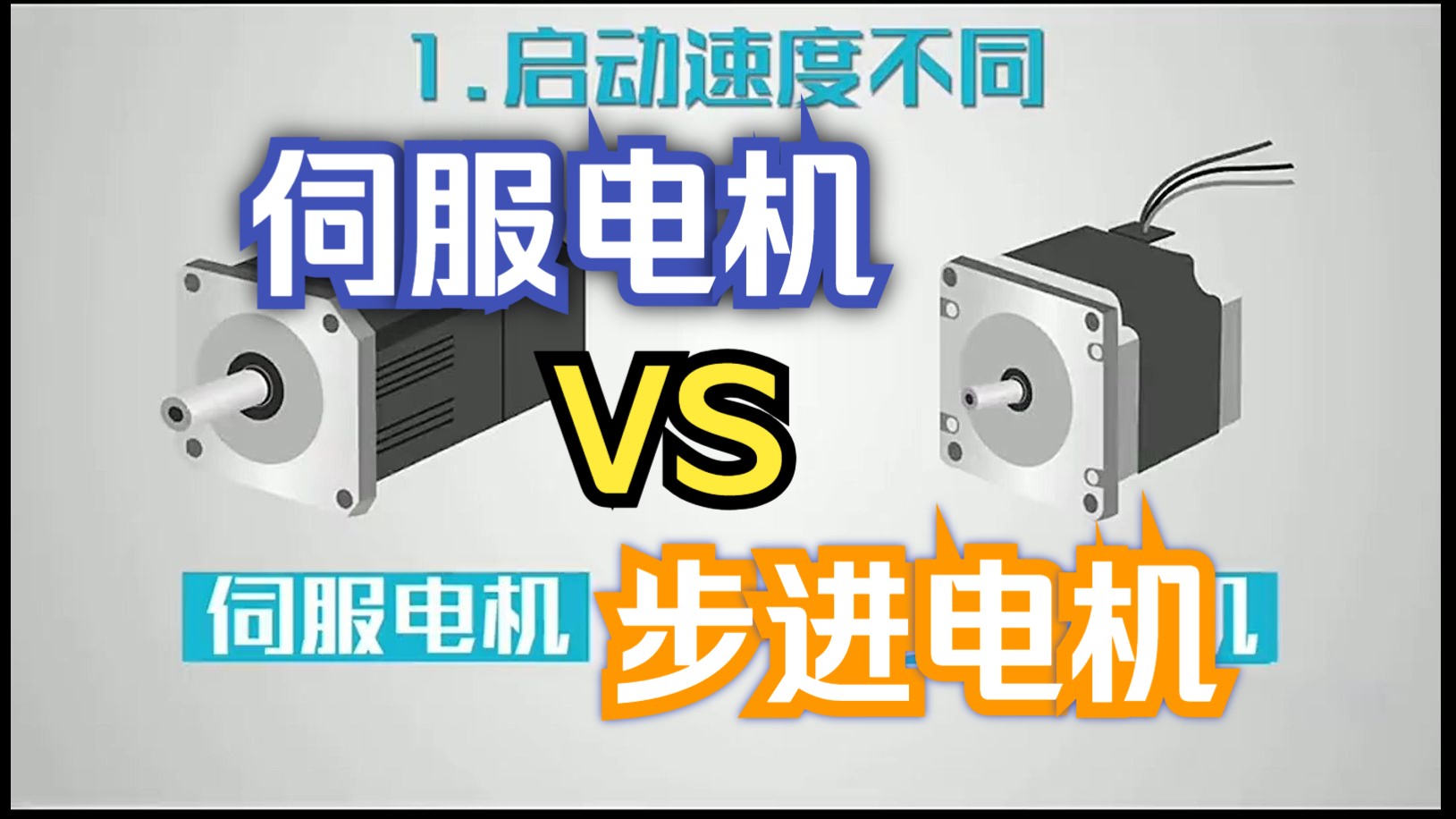 步进电机与伺服电机的区别在哪里?#机械原理 #机械设计
