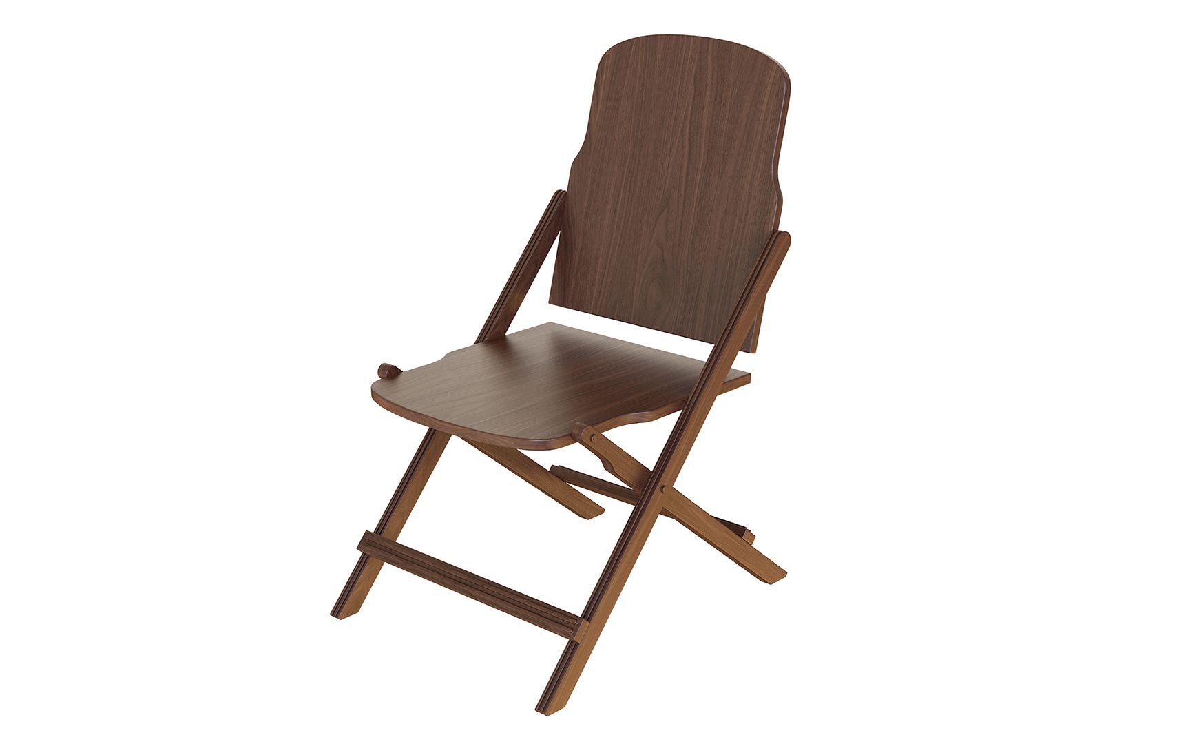 №346户外实木椅建模过程