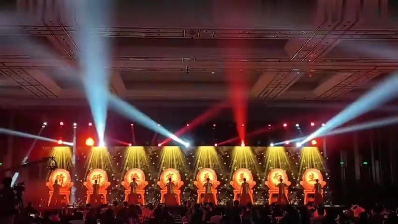 ...鼓舞东方战鼓时代一秒钟点燃活动现场气氛创意开场节目表演人屏...