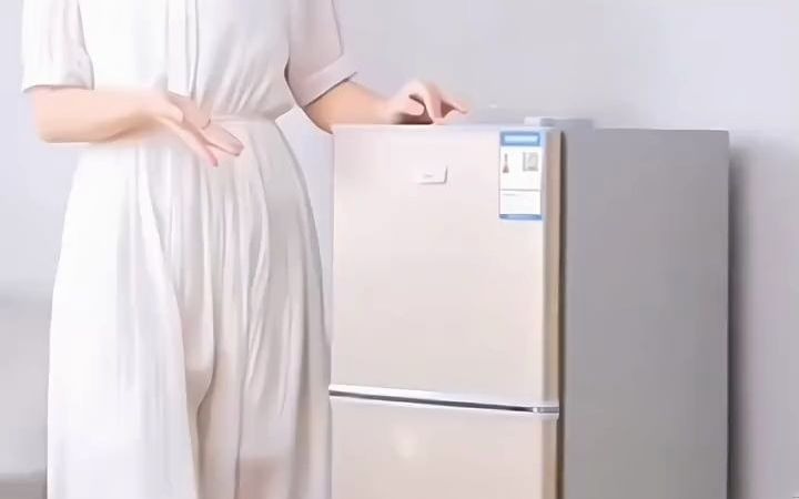 小郭好物-双门小冰箱家用小型宿舍租房用冷冻冷藏迷你双开门电冰箱...