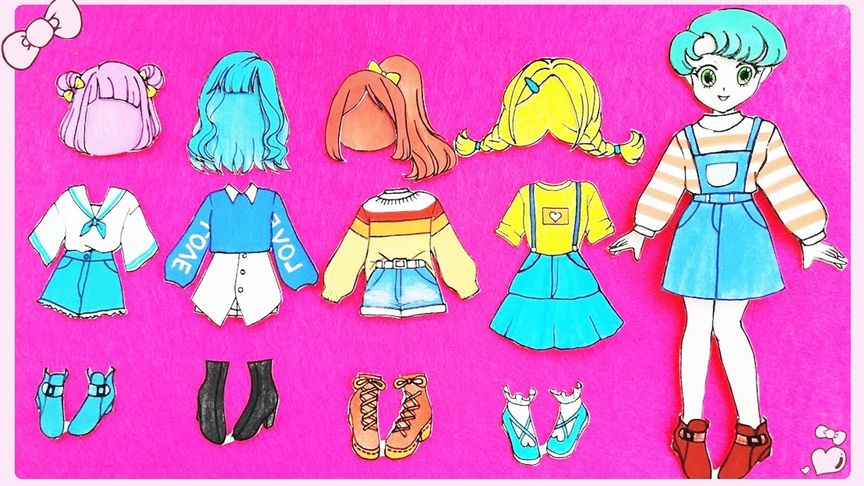 创意儿童手工:为小女孩设计美丽校服,哪一套是最漂亮呢?