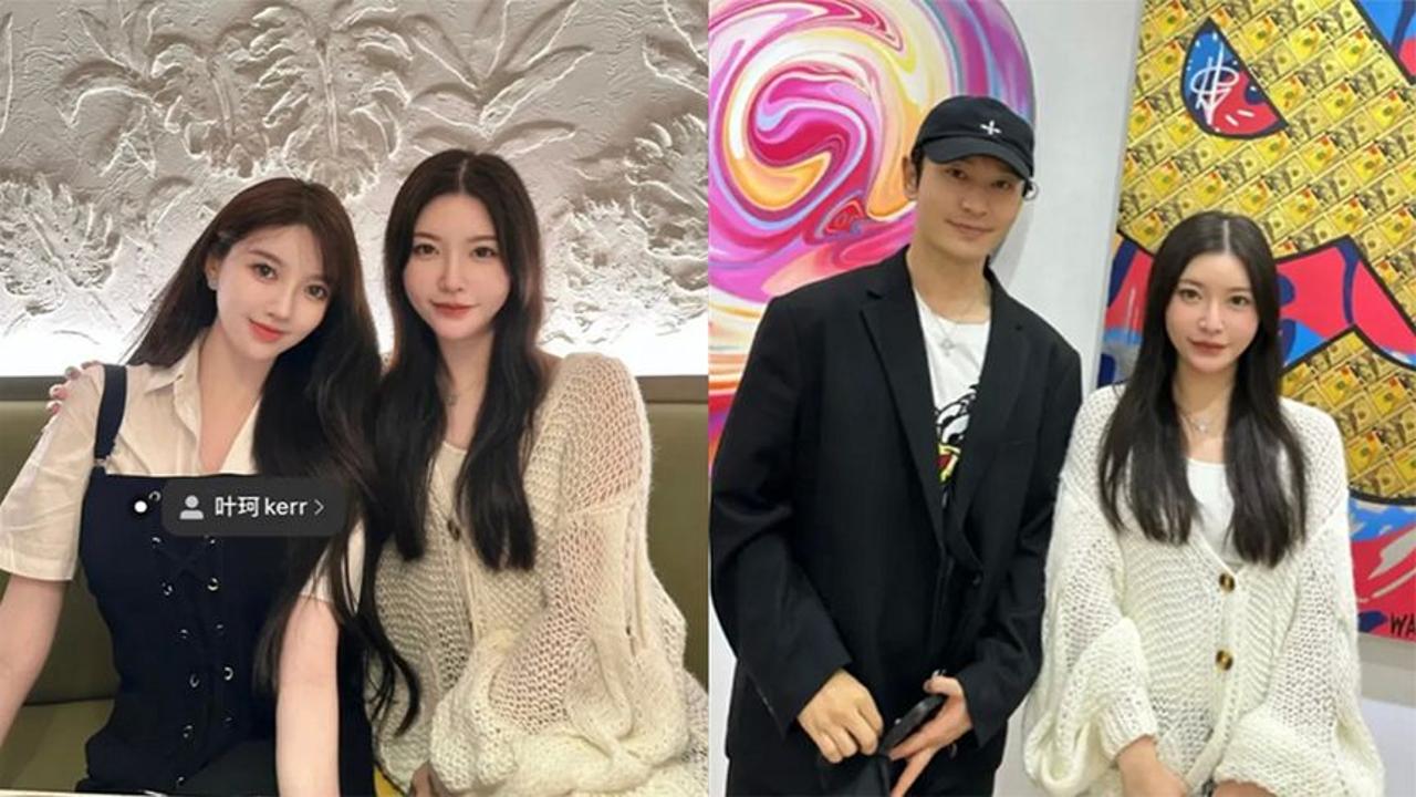 黄晓明叶珂合体看展!为避嫌分开与好友合影,感情稳定疑好事将近
