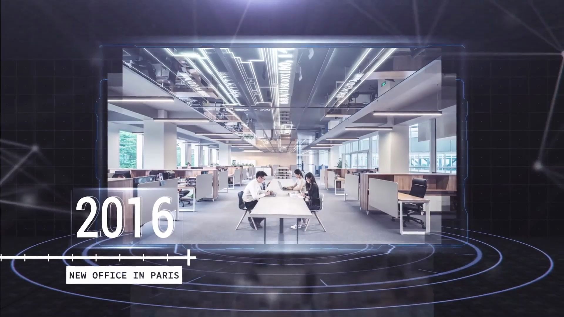 PR模板-数字时间表