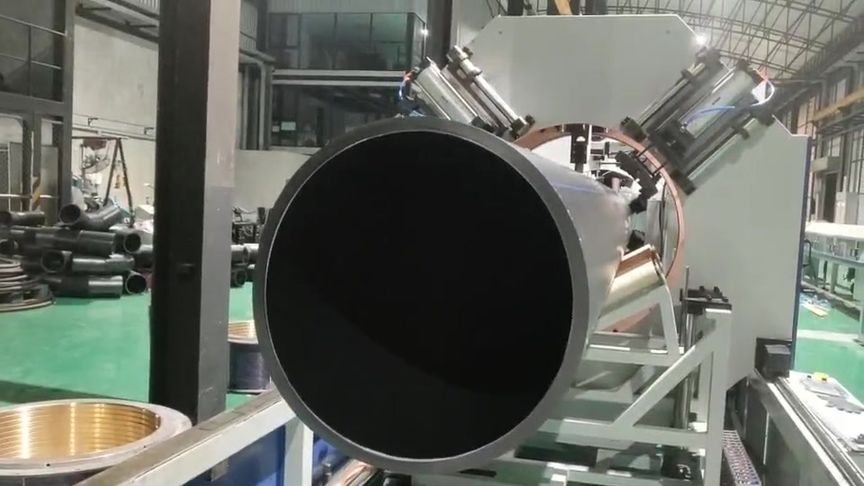 泰国客户PE800管材生产线