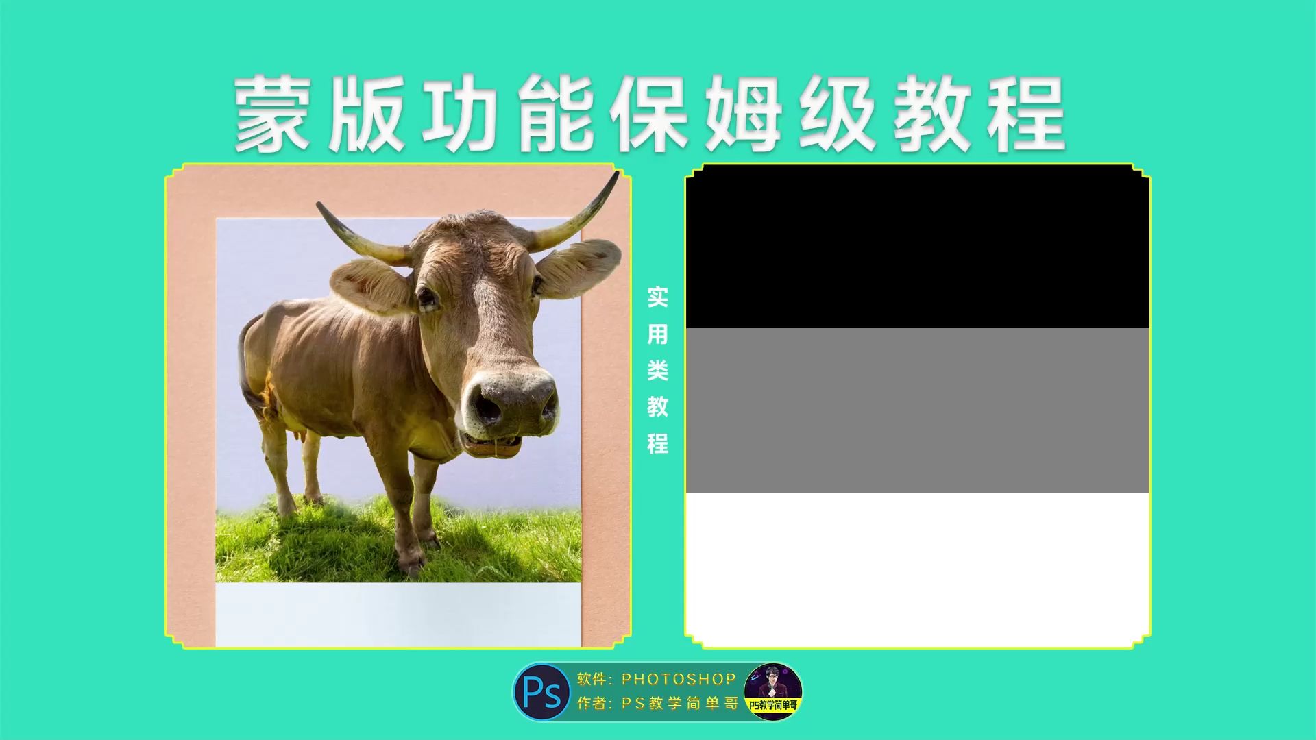 蒙版不会,PS白费!PS保姆级教程:蒙版原理与用法