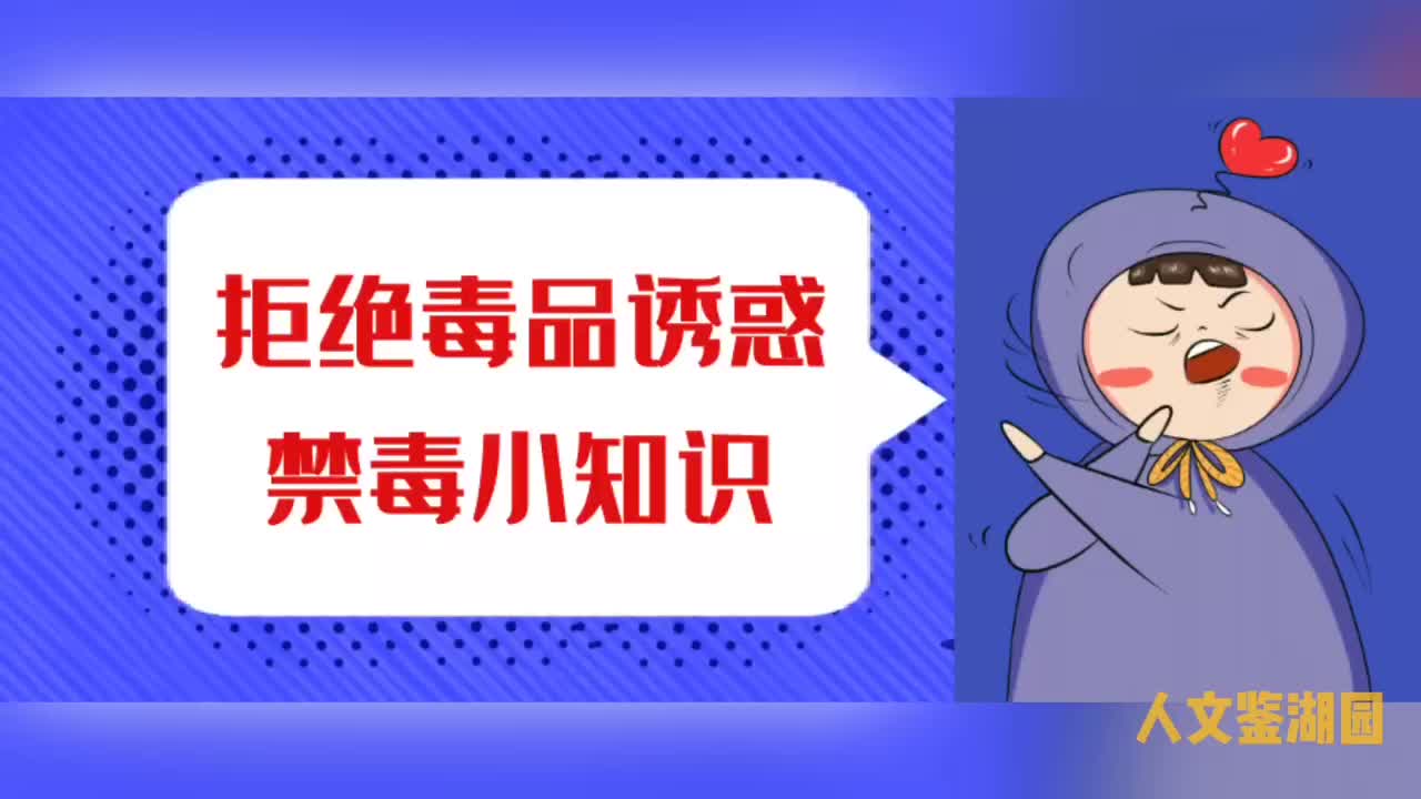 《拒绝毒品诱惑 禁毒小知识》