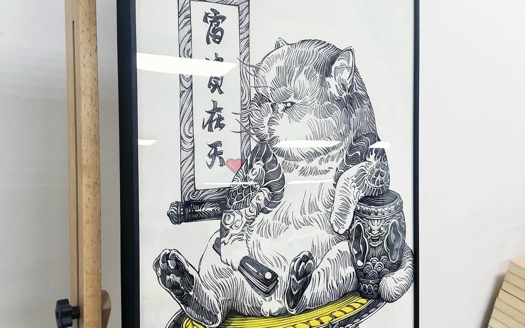 【装饰画】针管笔插画