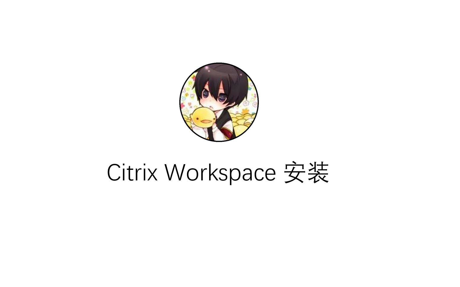 【应用虚拟化】Citrix Workspace客户端插件安装