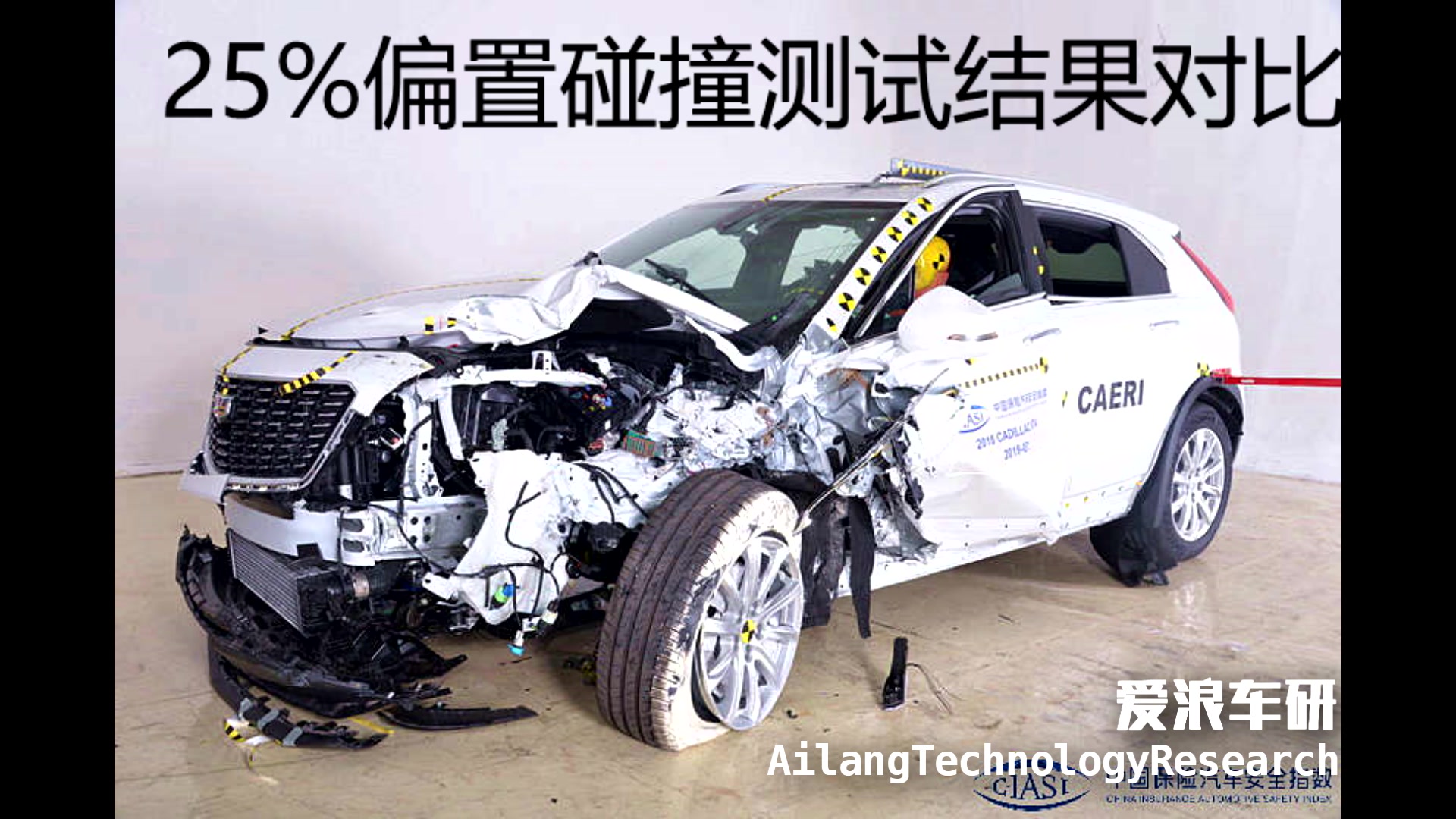 中国保险汽车安全指数 上汽通用凯迪拉克XT4 2018款 测试成绩