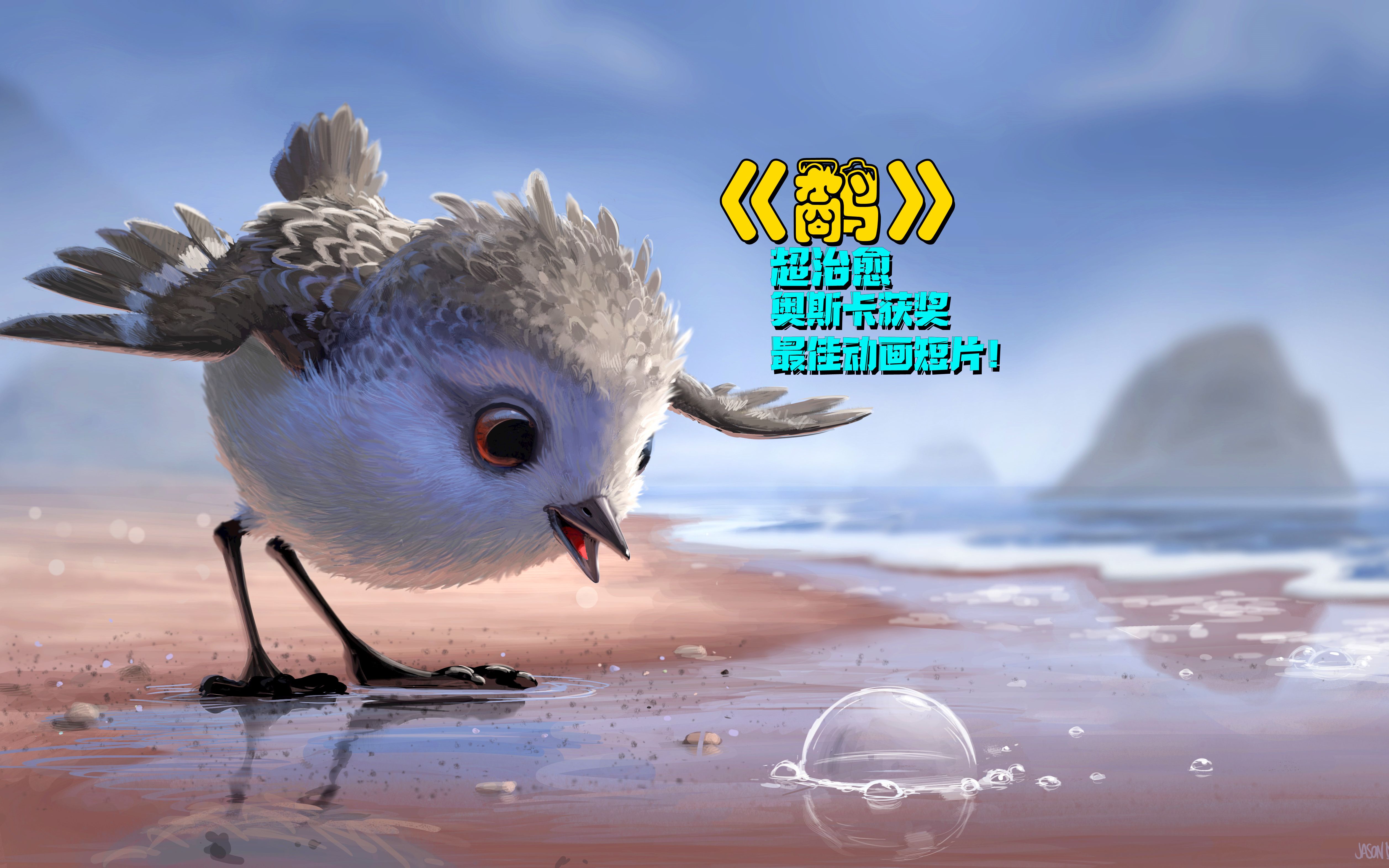 动画短片《鹬》——奥斯卡最佳动画短片奖、一部短片影射人的一生