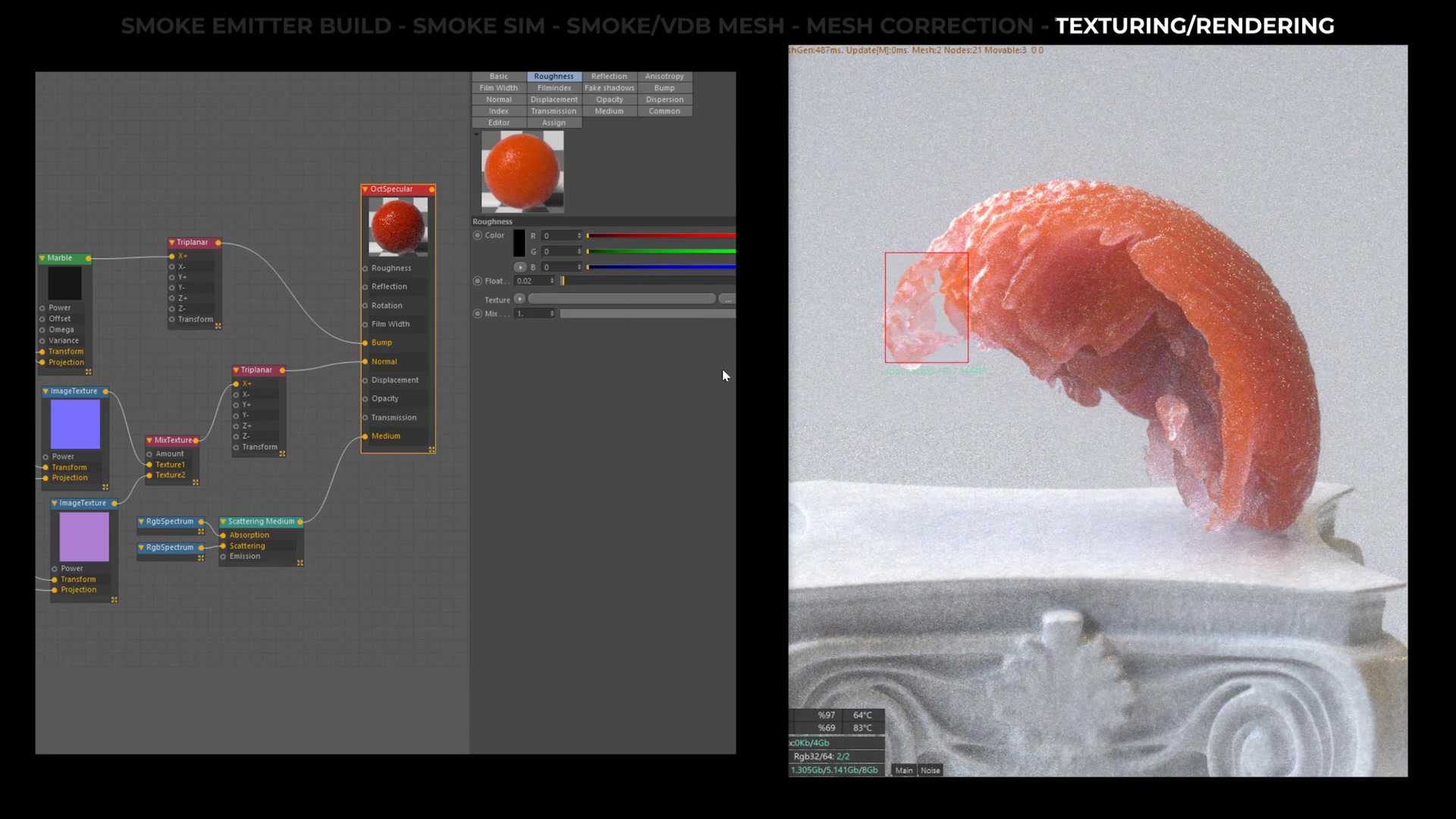 Houdini 17固体烟雾研发迷你故障/过程Houdini 17 Solid Smoke R&D ...