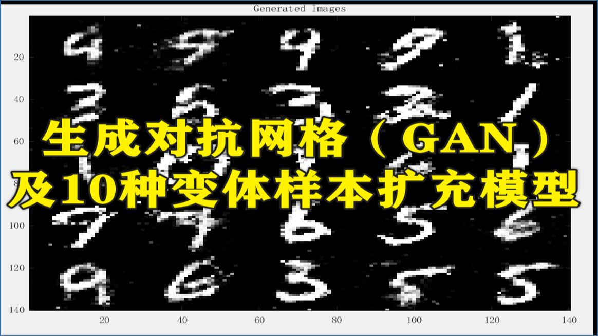 【243】基于生成对抗网络及起改进算法的样本扩充。包括GAN、...