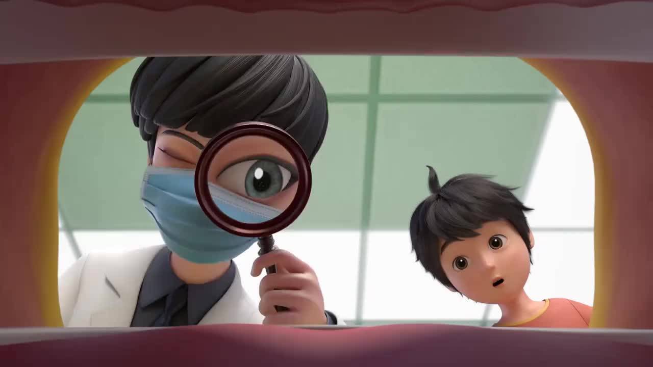 ...守护牙齿健康! 健康从"齿"ߦ�-开始,奶龙提醒你:正确刷牙,蛀牙退退退...