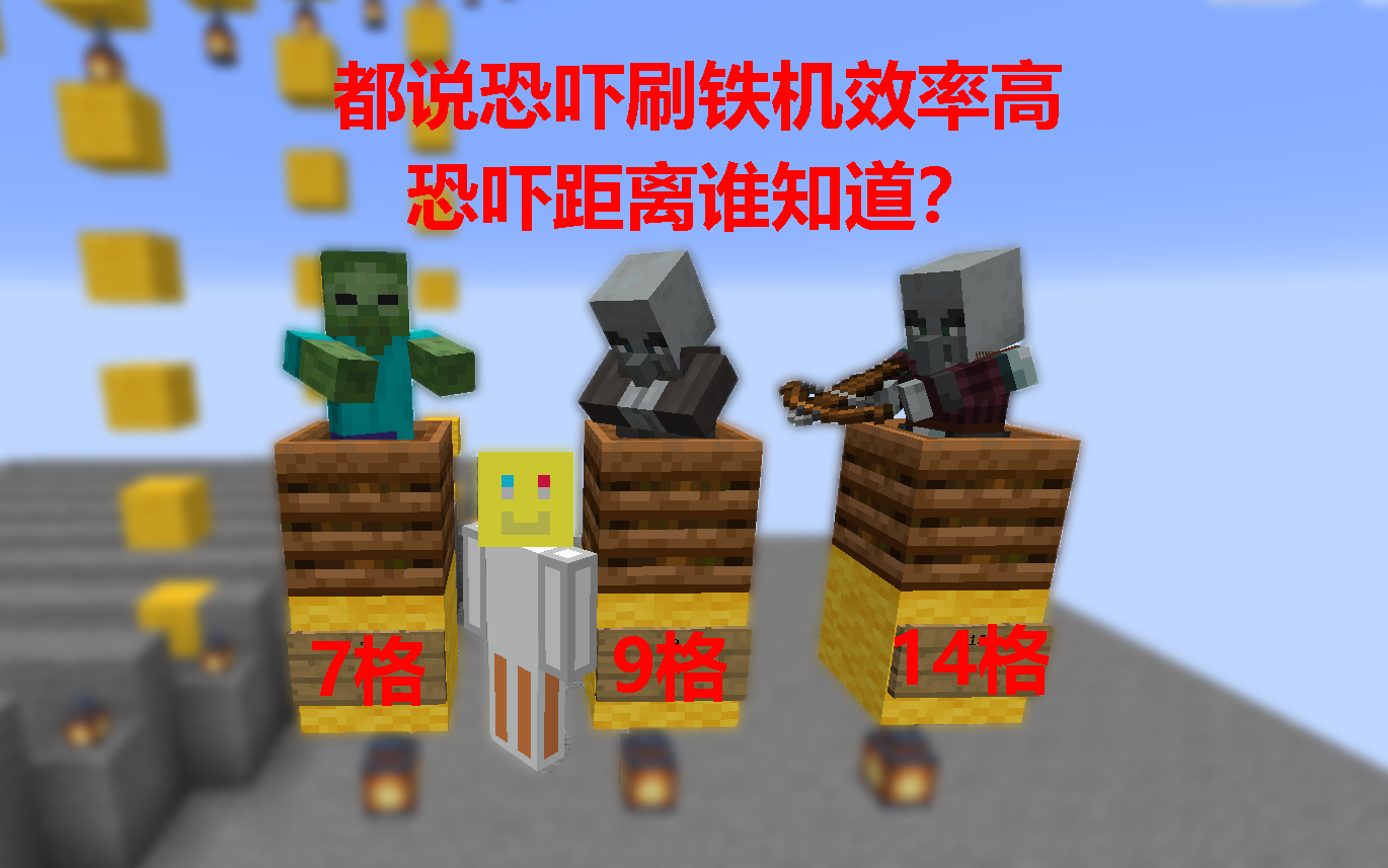 【尚电部】《我的世界》机制解析,恐吓距离谁知道?