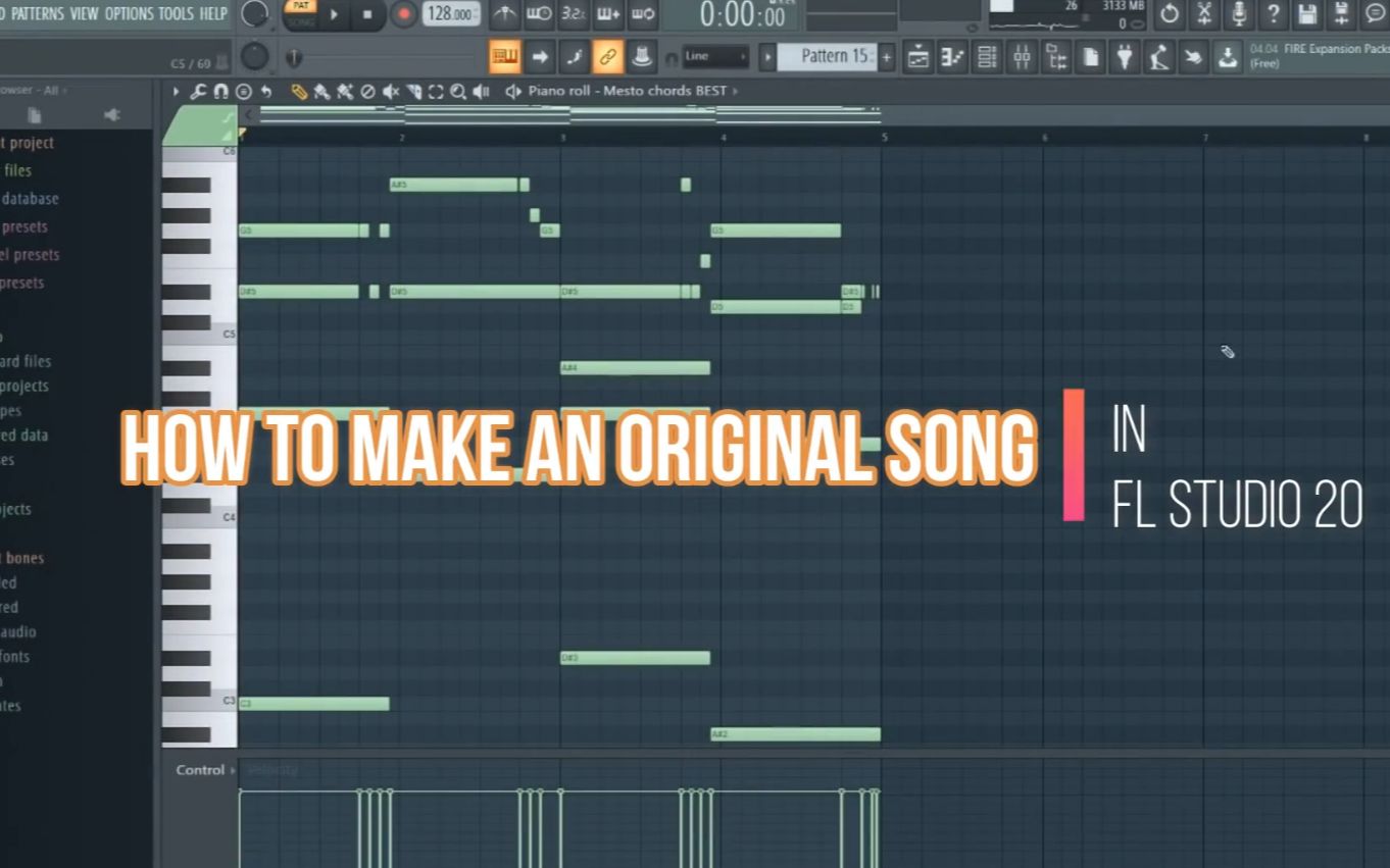 如何用FL Studio 20制作一首原创歌曲!