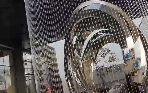 酒店大堂 拉线水帘 数字水幕 珍珠水帘 水幕墙厂家 水云间景观定制 ...