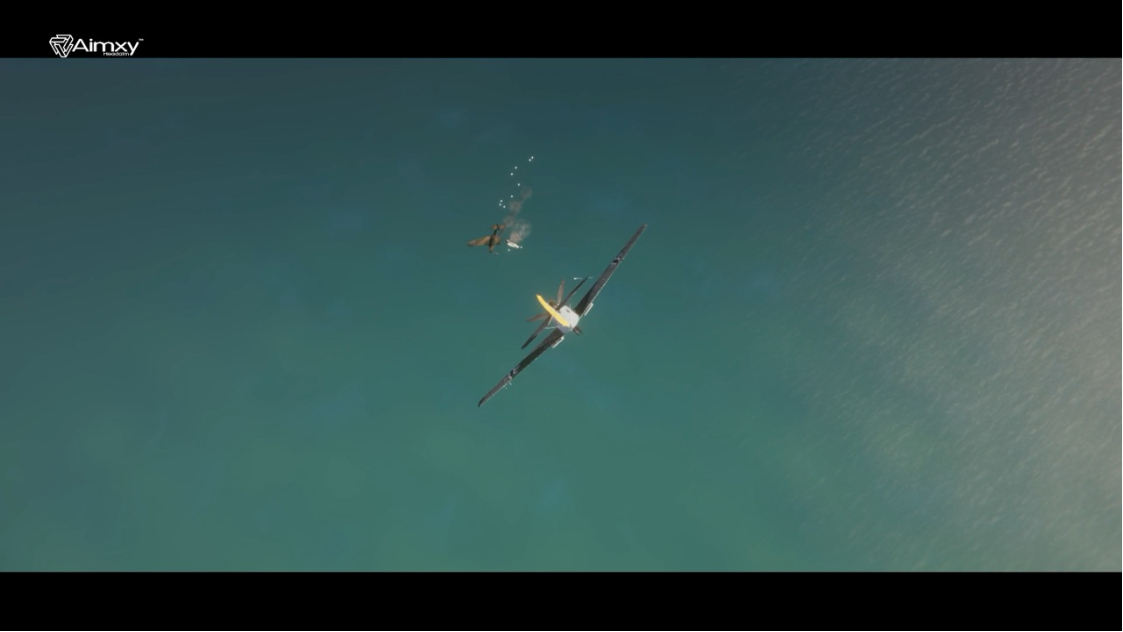 ...不列颠)单机格斗战术机动演示 2 Bf-109E-4 vs Spitfire Mk.I_模拟飞行