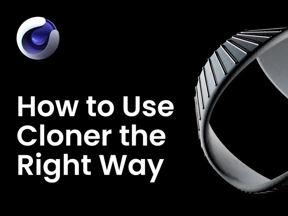 #C4D【AI 精翻】ChatGPT_使用克隆器在复杂曲面上精准放置几何体