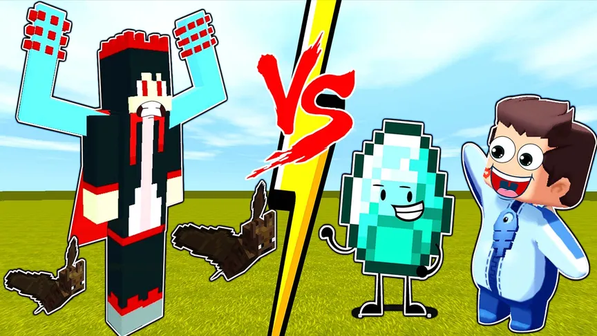 【木鱼】迷你世界 趣味小游戏,钞能力木鱼挑战xue族之王!