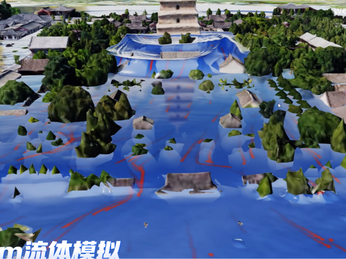 Web3D | Cesium流体插件 | 自定义计算管线02 #模型仿真