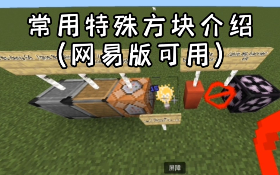 我的世界常用特殊方块介绍(网易版可用)
