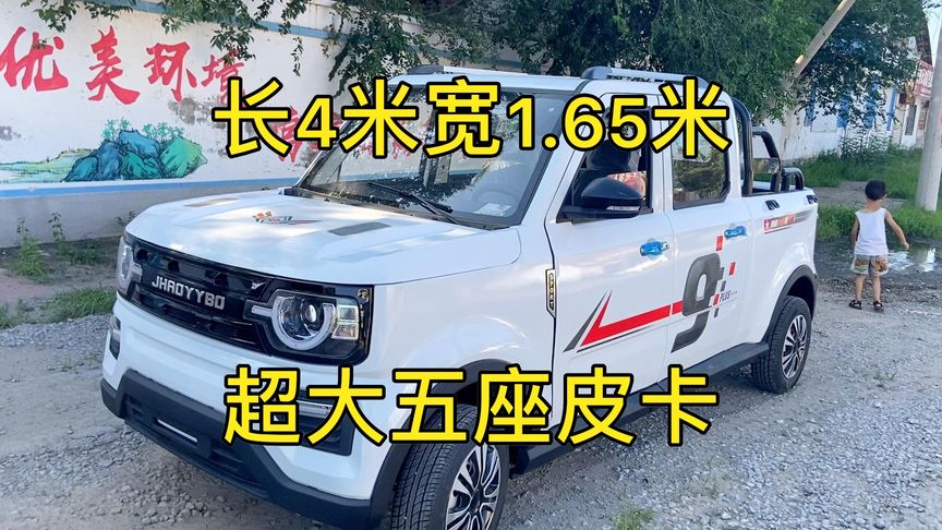白套黑,烈马双排皮卡,低速电动车