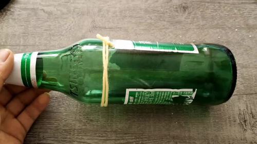 才知道原来切割玻璃瓶这么容易,不用任何切割器,一根绳子就搞定