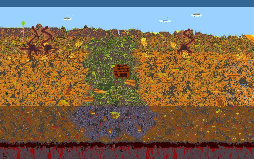 1.4版本彩蛋种子,全蜂巢地形