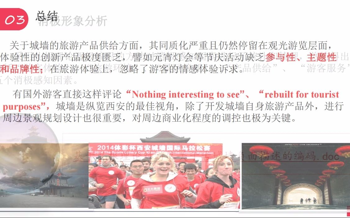 基于网络文本分析法的旅游者形象感知行为实证研究--以西安古城墙为例