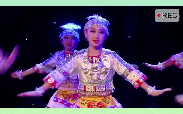 完整版少儿舞蹈《苗阿妹》
