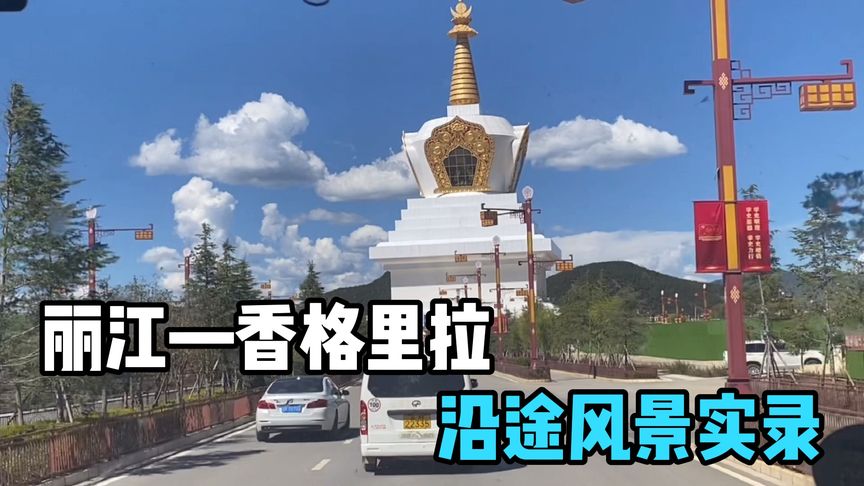 丽江—香格里拉开通高速,沿途风景绝美,雪山牦牛狼毒花尽收眼底