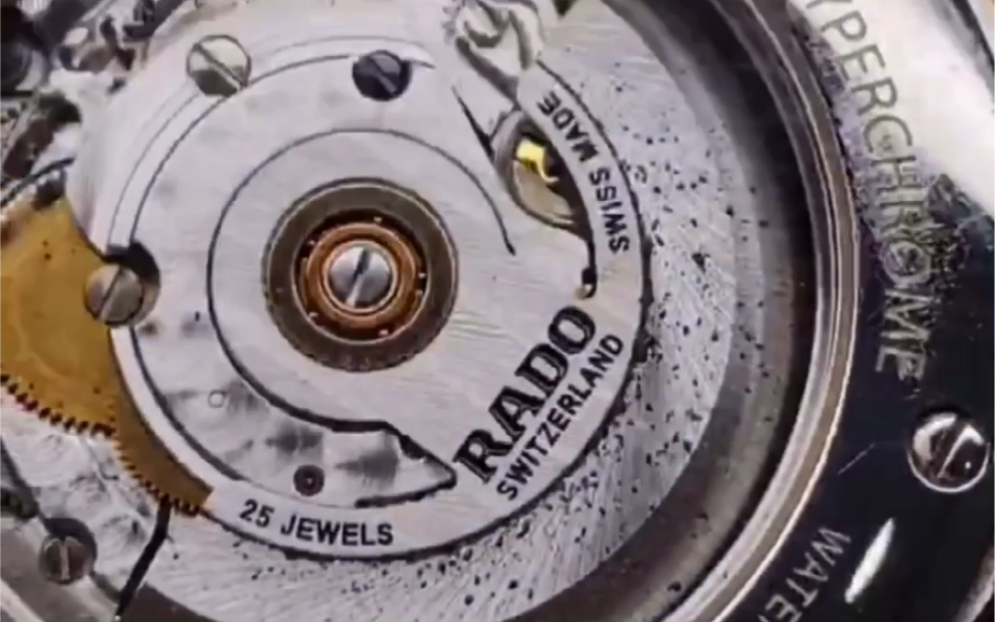 雷达维修,表盘指针氧化,机芯生锈