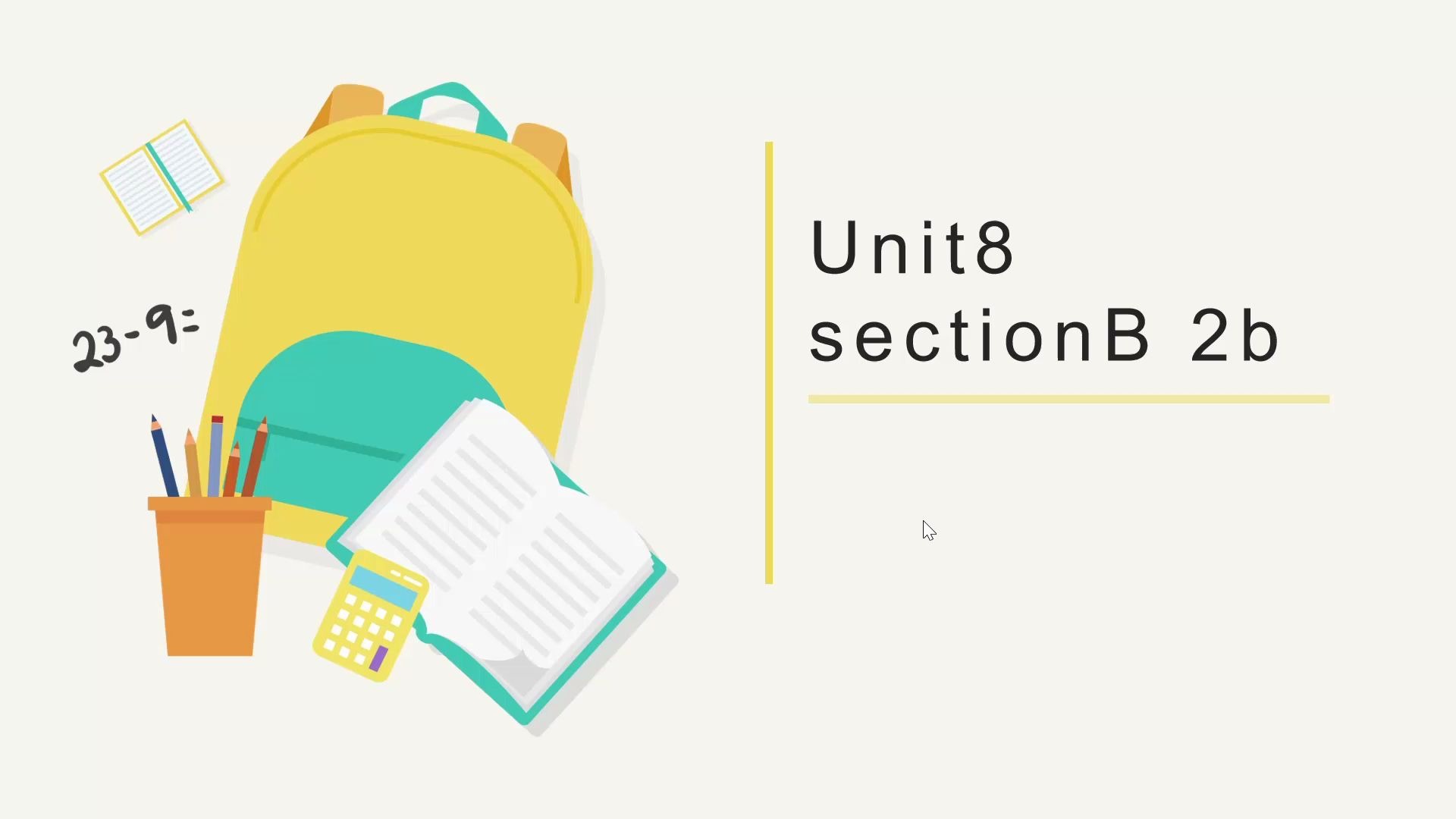 人教版八年级初中英语初二下册unit8 sectionB 2b阅读讲解