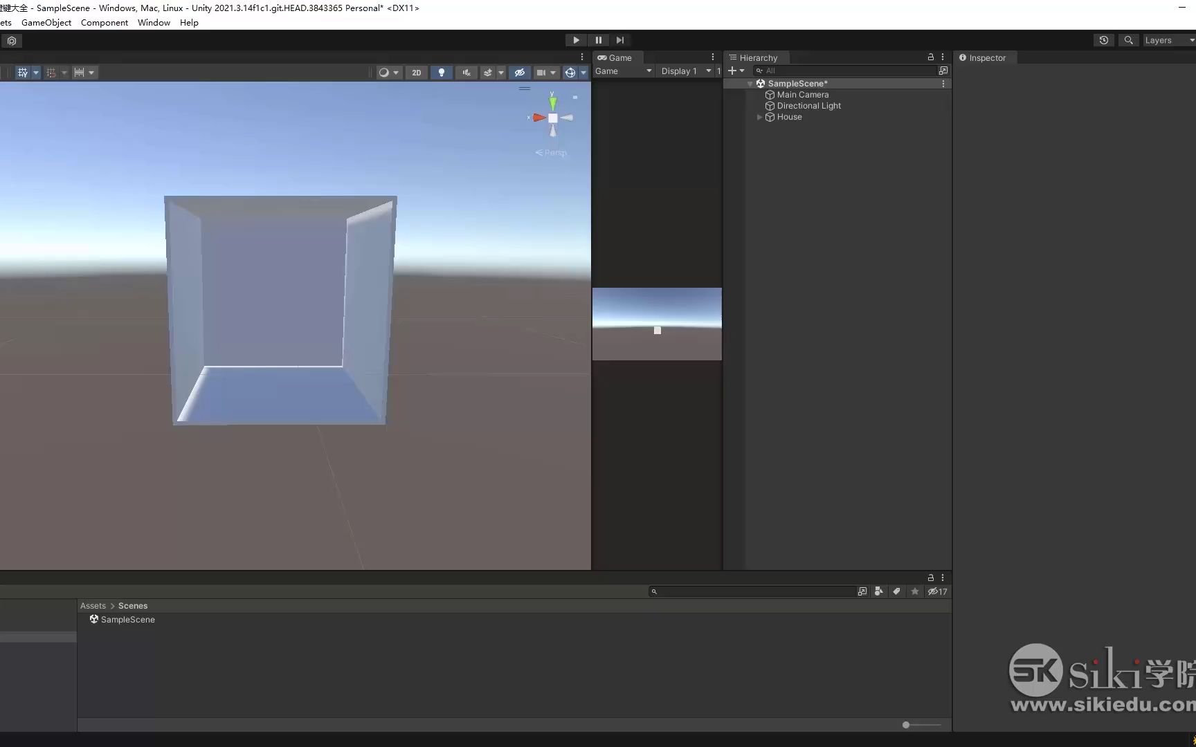 Unity常用快捷键 07-保存场景、打开场景、新建场景