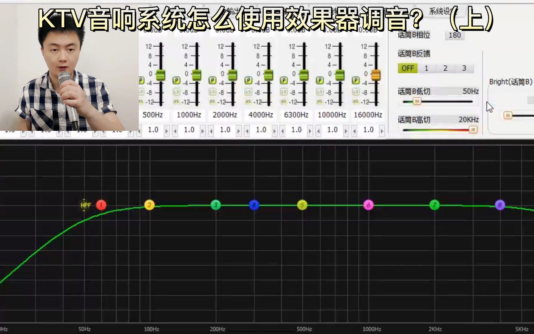 张启东:KTV音响系统怎么使用效果器调音?(上)