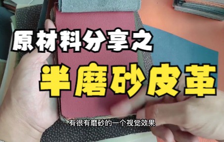 最经挺火的半磨砂皮,我又来给大伙避坑。