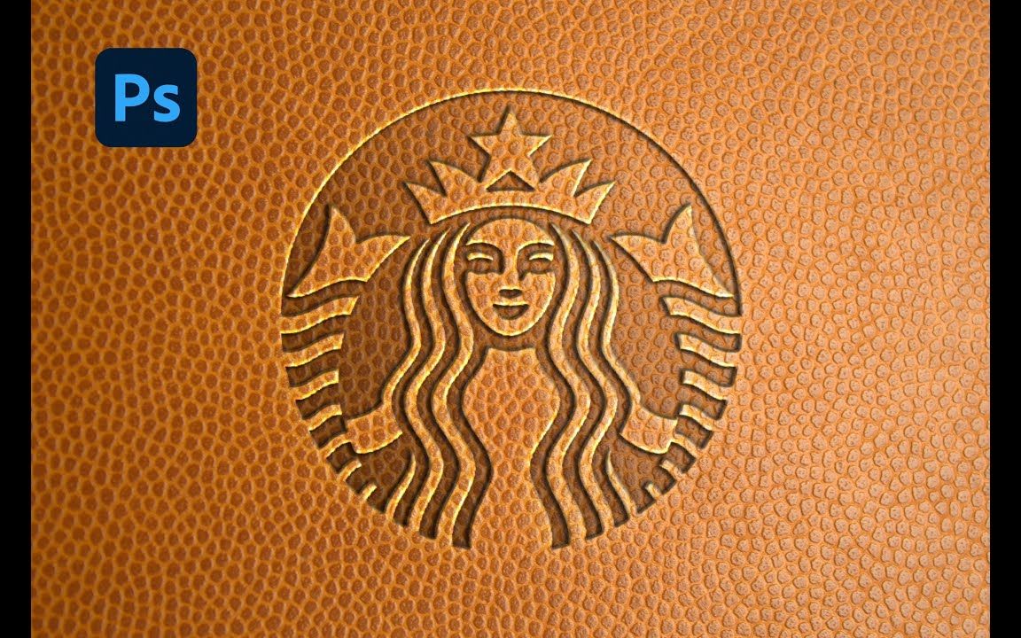 【Photoshop教学】如何用Ps快速把皮件压上logo