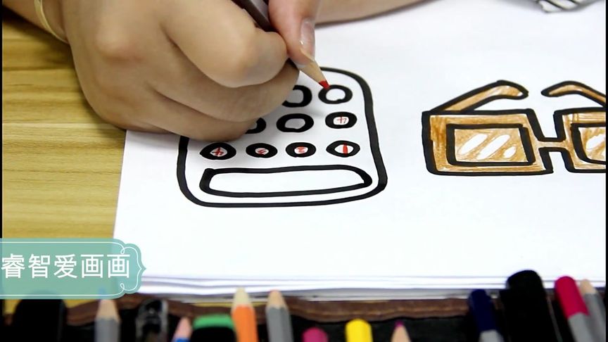 教你画计算器,简单又可爱,快来学习吧!