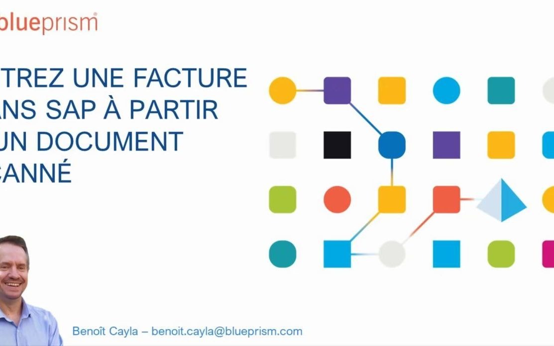 【RPA之家转载视频教程11】将SAP中的扫描发票自动输入 Blue Prism