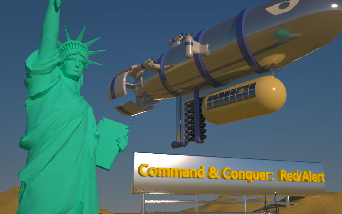 如果红警是这种建模你会玩吗?——自制红色警戒单位模型