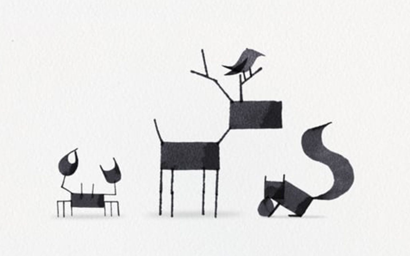 书法与动画结合,有点特别!