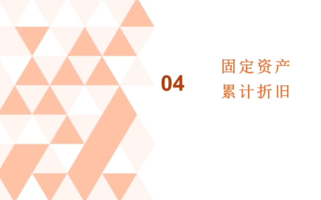 固定资产累计折旧及相关习题